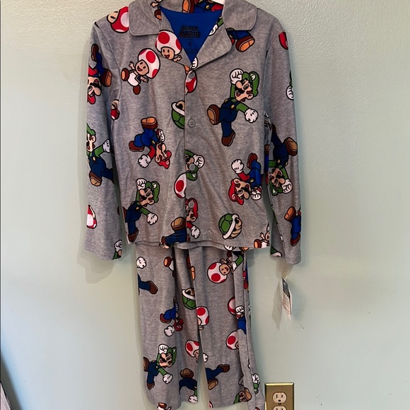 Nintendo | Pajamas | Nintendo Kids Pajamas Gray | Poshmark